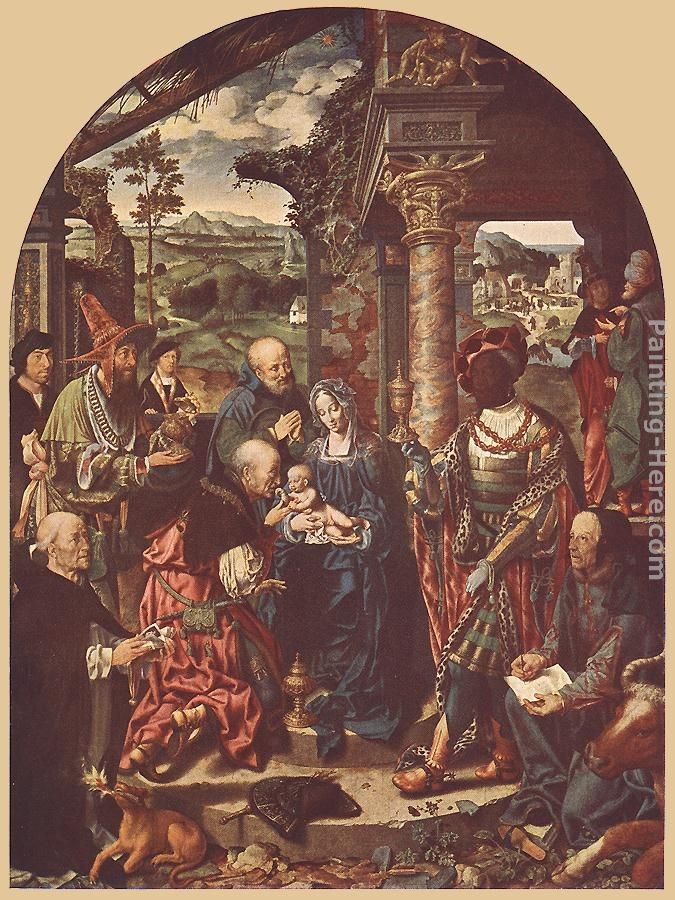 Joos van Cleve Adoration of the Magi Painting | Best Adoration of the Magi Paintings For Sale